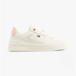 Tommy Hilfiger Flag Basket Sneaker Damen Sneakers Ecru/Whimsy Pink