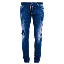 Dsquared2 - Schmale Jeanshose In Blau