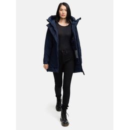 Navahoo Damen Winterparka WINTERPRINZESSIN mit Kapuze & femininer Passform