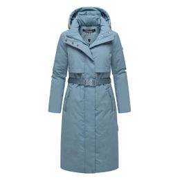 Navahoo Damen Winterparka WALDBUMMLER &ndash; wetterfest & stilvoll mit Tailleng&uuml;rtel