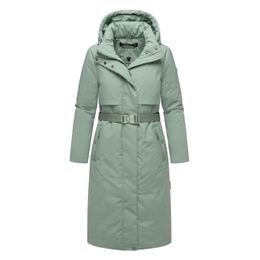 Navahoo Damen Winterparka WALDBUMMLER &ndash; wetterfest & stilvoll mit Tailleng&uuml;rtel