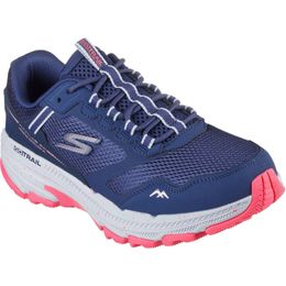 Skechers Performance GO RUN Trail Altitude 2.0 Ravine Damen Ledersneaker In Marineblau/Orange