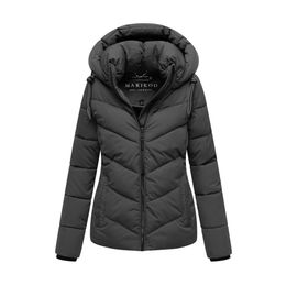 Marikoo Damen Winterjacke Sahnemausii XVI mit abnehmbarer Kapuze
