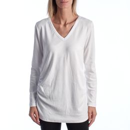 GAP Modernes Umstands-T-Shirt mit V-Ausschnitt Langarm 719653 Damen
