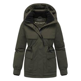 Marikoo Damen Winterjacke Shigaraa mit abnehmbarer Kapuze & Magnettaschen