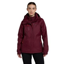 Mountain Warehouse - "Bracken Extreme" Jacke, wasserfest 3 in 1 f&uuml;r Damen (Burgunderrot)
