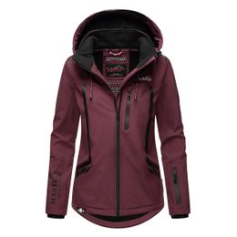 Marikoo Damen Softshelljacke &ndash; Mount-Cho-Oyu mit abnehmbarer Kapuze