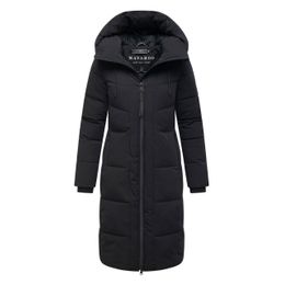 Navahoo Damen Winter Steppmantel SCHOKOKUSS &ndash; elegant, warm & funktional