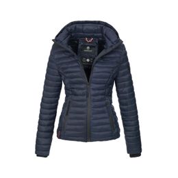 Marikoo Damen Steppjacke Samtpfote mit abnehmbarer Kapuze & Rippb&uuml;ndchen