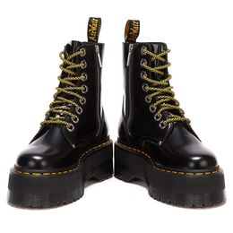 Dr. Martens Einkaufen F&uuml;r Jadon Max Buttero Damen Schwarze Stiefel