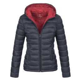 Marikoo Damen Steppjacke Lucy mit Kapuze & leichtem Futter