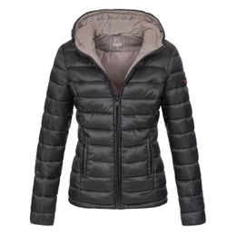 Marikoo Damen Steppjacke Lucy mit Kapuze & leichtem Futter