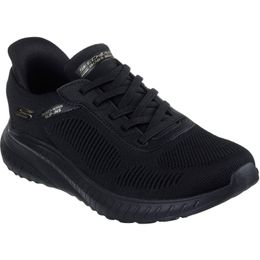 Skechers BOBS Sport Squad Chaos Damen Sneaker in Schwarz aus Textil