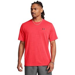 Under Armour - "Tech Geotessa" T-Shirt Ventil f&uuml;r Herren (Rot)
