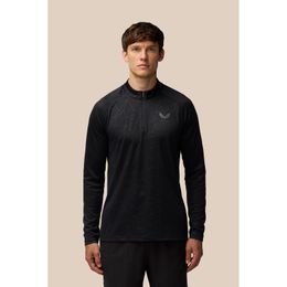 Castore Adapt Training 1/4 Zip Top Polyester Herren Schwarz Sport-T-Shirts