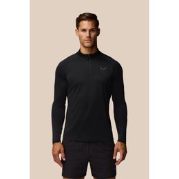 Castore Adapt Training 1/4 Zip Top Polyester Herren Schwarz Sport-T-Shirts