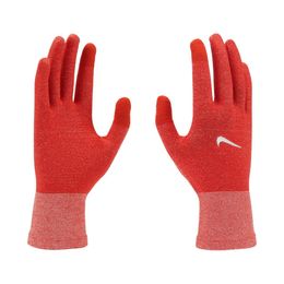 Nike - Handschuhe f&uuml;r Herren, Jerseyware, Laufen, Leicht (Rot)