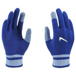 Nike - "Y" Handschuhe f&uuml;r Herren, Jerseyware, Mit Silikon-Noppen (Blau)