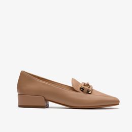 Clarks Seren30 Einfache Pralinen-Leder-Schuhe
