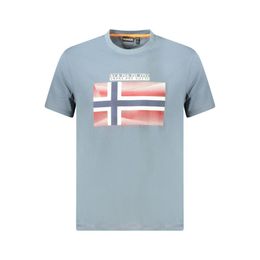 Napapijri Geografisches T-Shirt Crew Neck Grafiktee