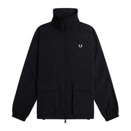 Fred Perry - Jacke f&uuml;r Herren, Aufgesetzte Tasche (Schwarz)