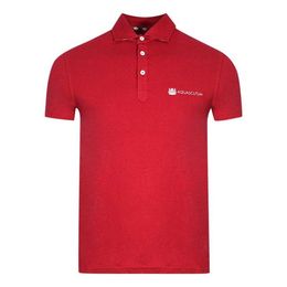 Aquascutum - "Aldis" Poloshirt f&uuml;r Herren/Damen Unisex (Rot)