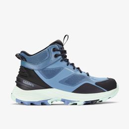Clarks Laila Hi Wasserdichte Marine Kombi-Stiefel
