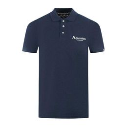 Aquascutum - "London 1851" Poloshirt f&uuml;r Herren/Damen Unisex (Marine)