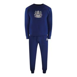 Aquascutum Iconic Crest - Trainingsset Mit Rundhalsausschnitt In Marineblau