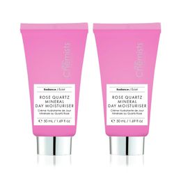 SkinChemists Rosenquarz Mineral Tagesfeuchtigkeitspflege 50ml x 2 Duo Set