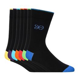CrossHatch - "Farrango" Socken f&uuml;r Herren (7er-Pack) (Bunt)