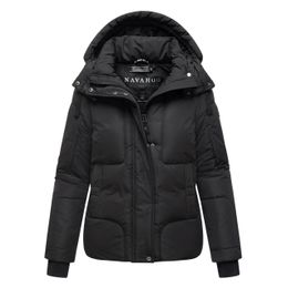 Navahoo Damen Steppjacke Zauberlicht mit Fleecefutter & Kapuze