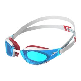 Speedo - "Fastskin Hyper Elite" Schwimmbrille f&uuml;r Herren/Damen Unisex (Wei&szlig;/Blau)