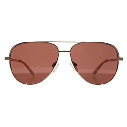 Quay High Key Micro GLD goldbraun Sonnenbrille