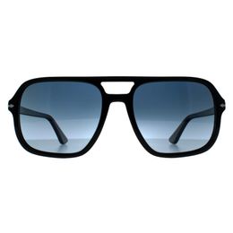 Persol PO3328S 95/S3 Sonnenbrille in Schwarz-Blau-Verlauf