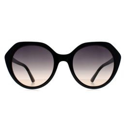 Guess GF6201 01B gl&Atilde;&curren;nzend schwarz blau rosa Farbverlauf Sonnenbrille