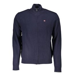 Napapijri Strickzipper-Kardigan in Marineblau