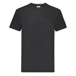 Fruit of the Loom - "Super Premium" T-Shirt f&uuml;r Herren (Schwarz)