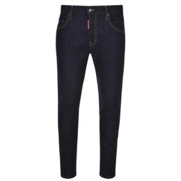 Dsquared2 Herren Italienische Adresse Logo Jeans (Marineblau)