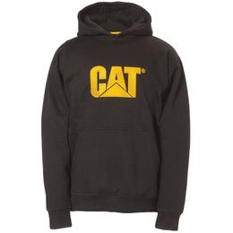 Caterpillar Marken Baumwolle Herren schwarzer Kapuzenpullover