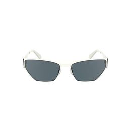 Calvin Klein Cateye Sonnenbrille mit wei&szlig;em Rahmen