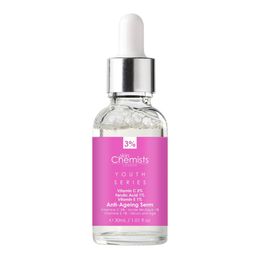 SkinChemists Jugendserie Antifaltenserum Vitamin C 3%, Ferulas&auml;ure 1%, Vitamin E 1% 30ml