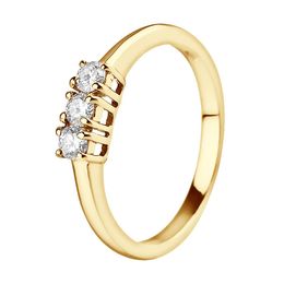 DIADEMA - Ring - Trilogie Diamant - Gelbgold