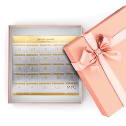 Adventskalender 12 Juwelen, 11 Perlen und 1 &Uuml;berraschung - Ros&eacute;gold und Kristall
