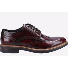 Base London Woburn Hi-Shine Brogue LEATHER Herren
