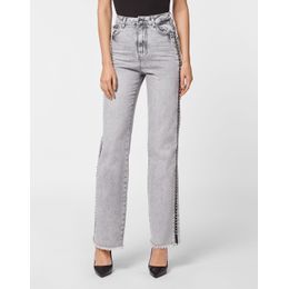 Philipp Plein Wide-Leg-Jeans