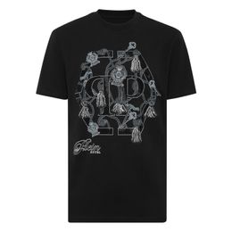 Philipp Plein Round Neck T-Shirt Tassel Pp