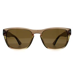 Persol PO3341S 120757 gestreifte braun gr&Atilde;&frac14;n braun polarisierte Sonnenbrille