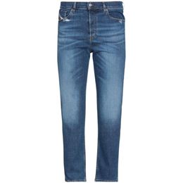 Diesel D-Fining Tapered Fit Denim-Jeans in schlichter blauer Waschung