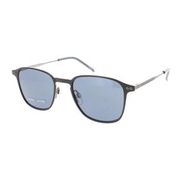 Tommy Hilfiger &ndash; Mattschwarze Sonnenbrille mit quadratischem Rahmen